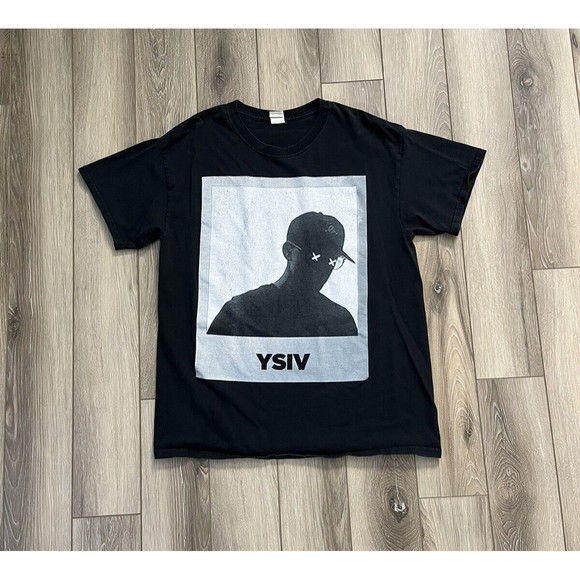 Gildan | Shirts | Gildan Heavy Cotton Logic Ysiv Tour Black Short ...
